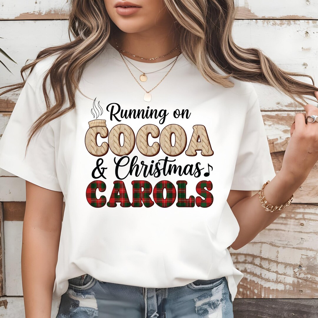 Running on Cocoa & Christmas Carols PNG | Holiday Mug and Shirt Clipart ...