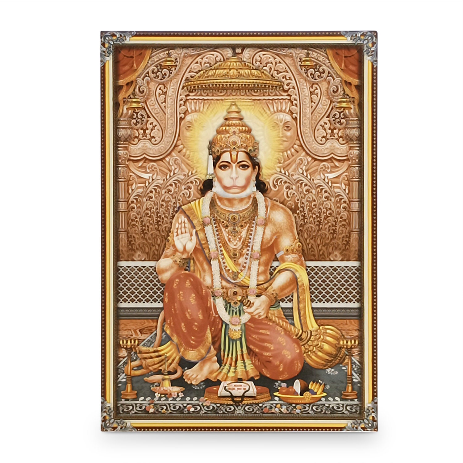 SUNPLUS Lord Hanuman Ji Picture Ceramic Pottery Handmade Tiles - Etsy