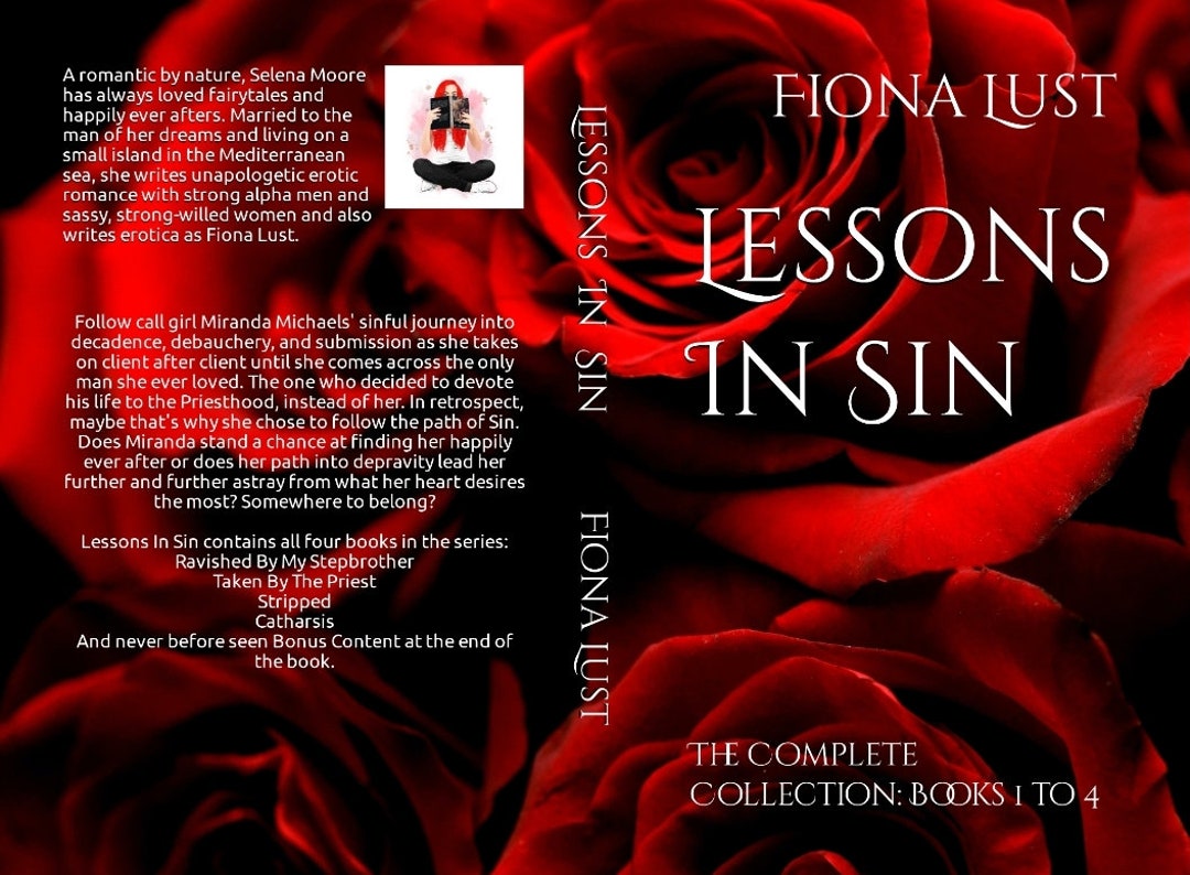 Out of Print Lessons in Sin: the Complete Collection Books 1-4 Signed Glossy Hardcover 5,5x8,5 ...