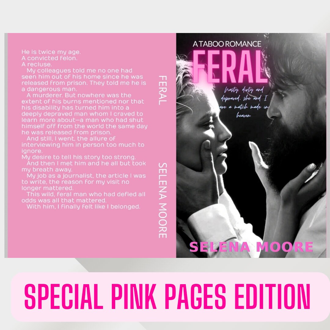 Feral: A Taboo Romance Special Edition PINK PAGED Signed 6x9 Inches Matte Paperback - Etsy