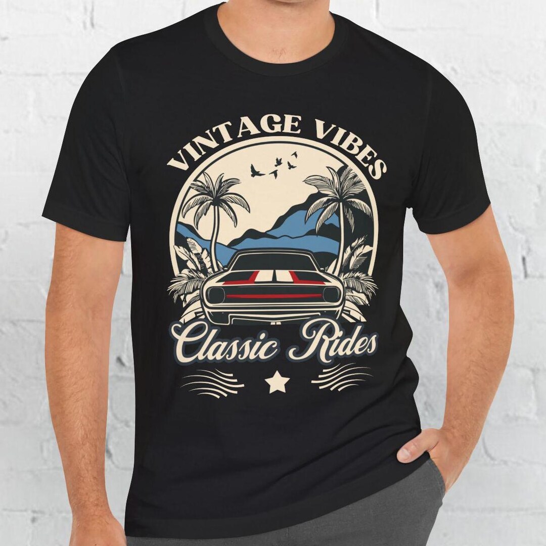 Vintage Muscle Car T-shirt: Retro Classic Rides Tee - Etsy