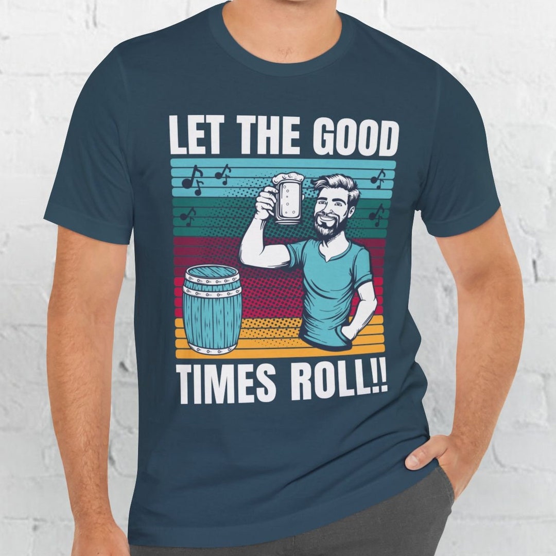 Retro Beer Keg Party T-shirt: Funny 70s Vibe Tee - Etsy