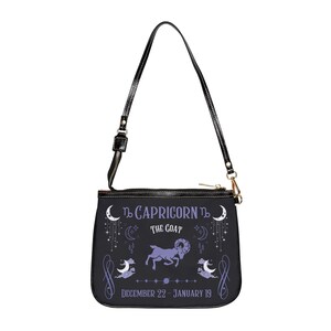 Capricorn Star Sign Leather Bag for Horoscope Lovers, Zodiac Bag, Blue ...