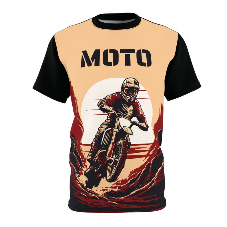 Maroon Motocross Rider Top, Dirt Track Motocross Tee, Race Life T-shirt ...