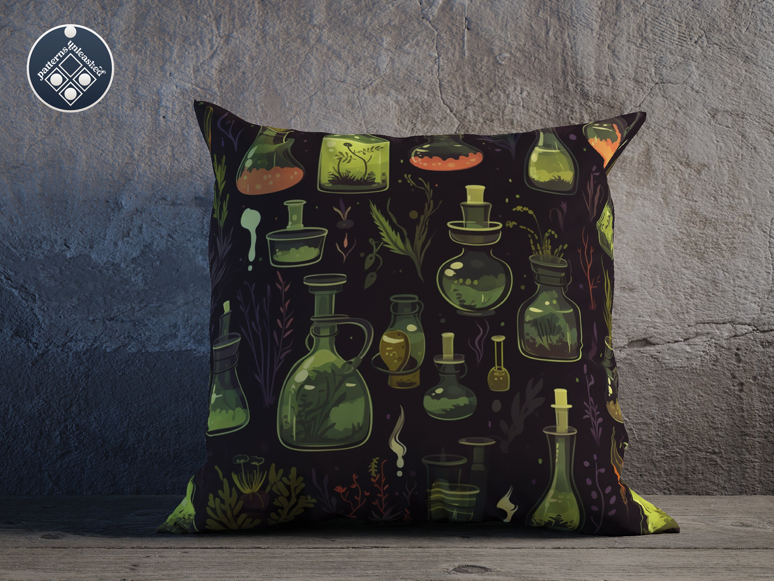 Magic Potions Digital Paper Seamless Pattern Unlimited Commercial Use ...