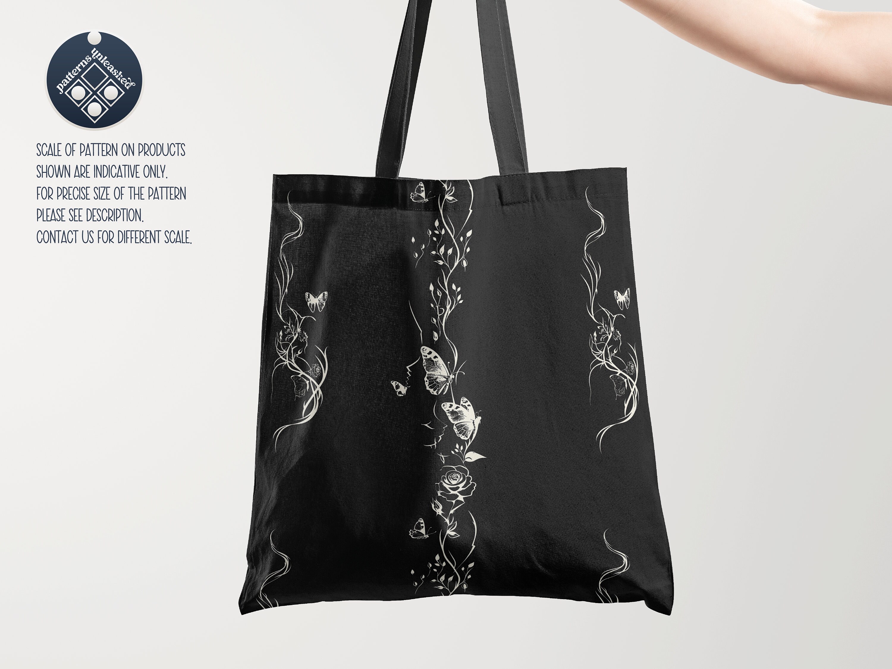 Ink Wings Digital Seamless Pattern Unlimited Commercial Use Digital ...