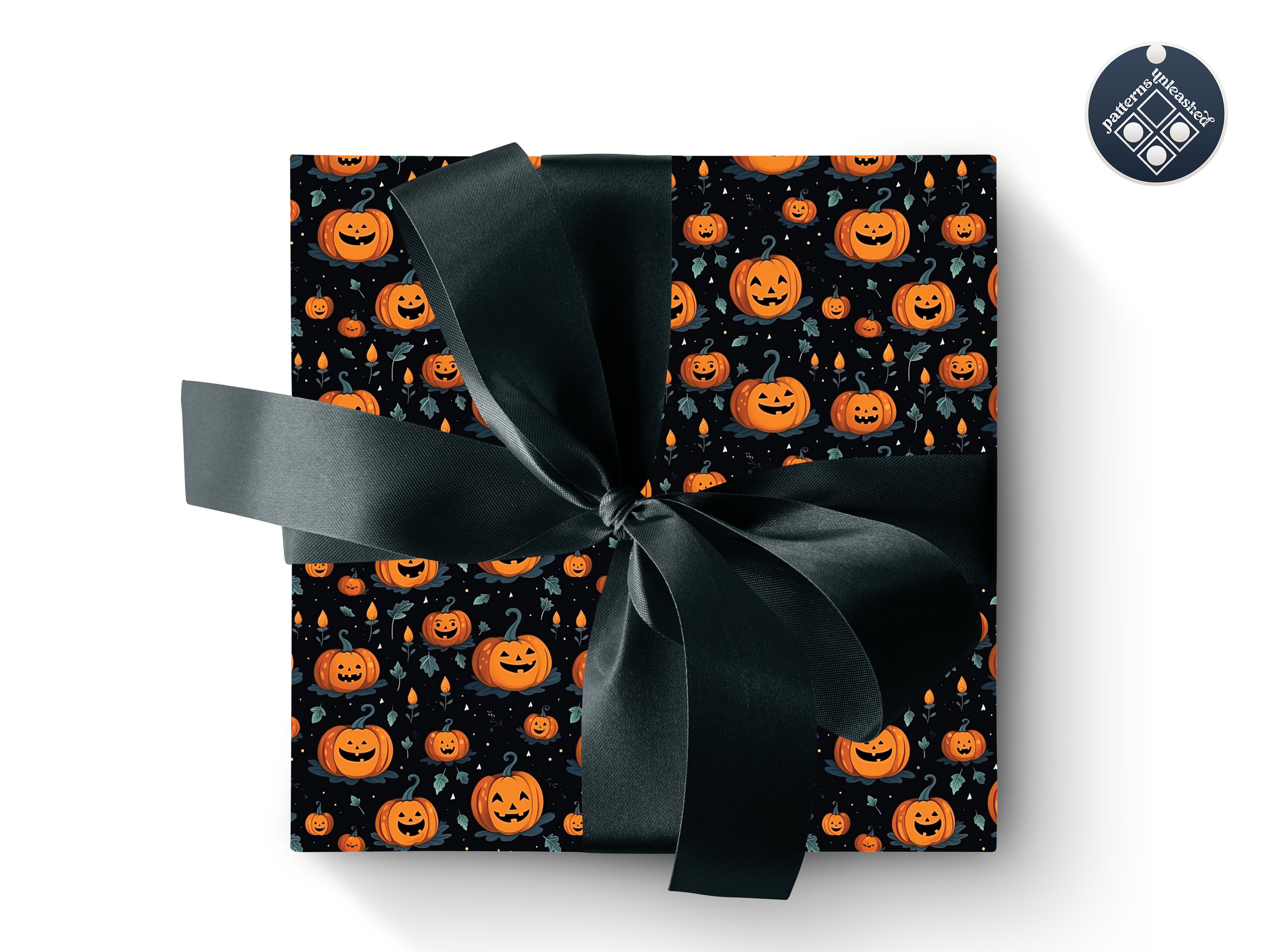 Cute Halloween Pumpkins Digital Paper Seamless Pattern Unlimited ...