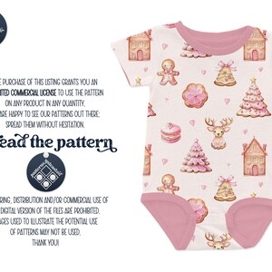 Christmas Gingerbread Cookies Pink Seamless Pattern Unlimited ...