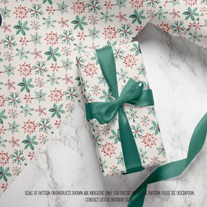 Christmas Snowflakes Digital Seamless Pattern Unlimited Commercial Use ...