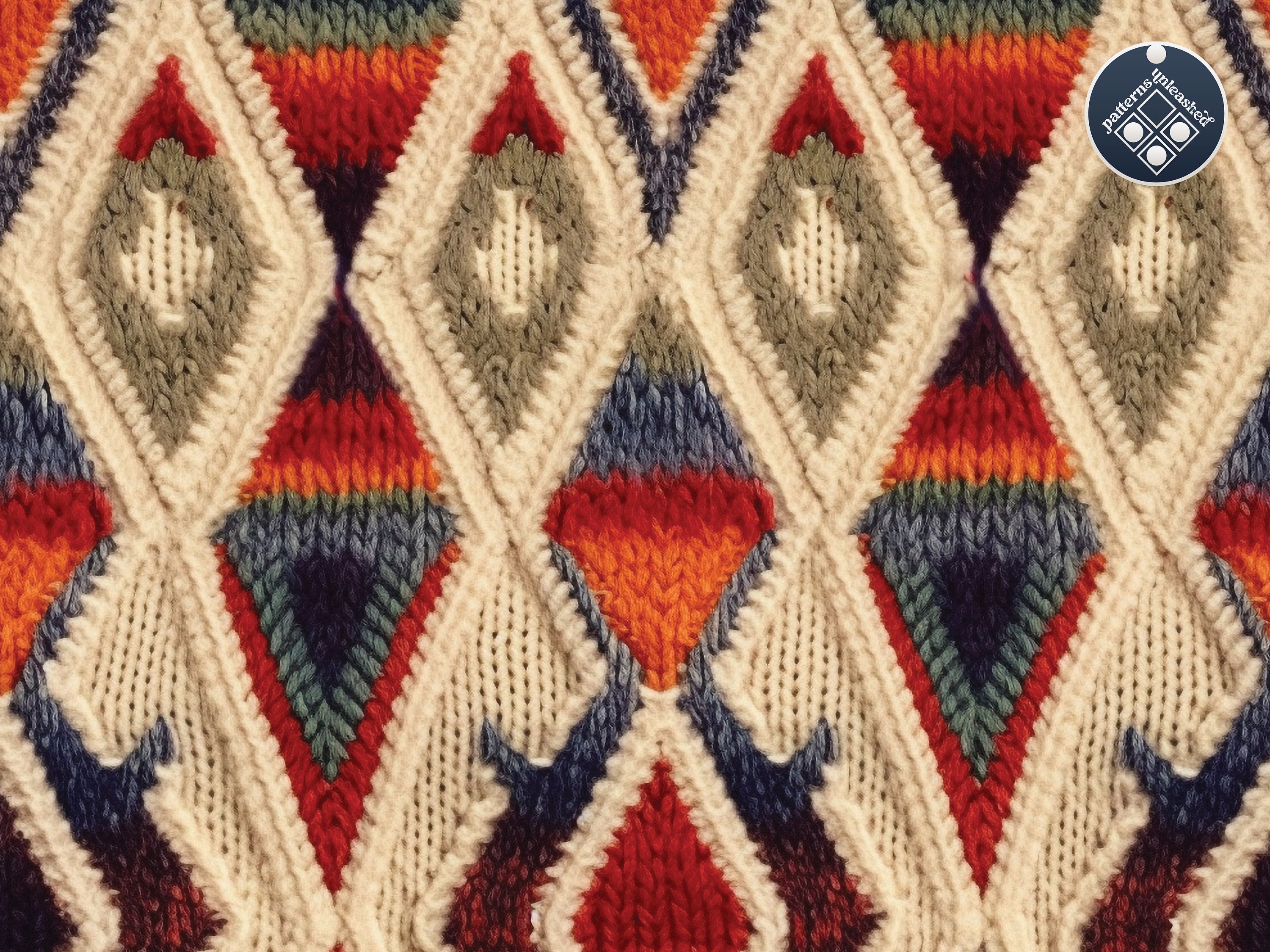 Western Faux Knit Seamless Pattern Unlimited Commercial Use Digital ...
