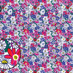 Summer Flowers Digital Seamless Pattern Unlimited Commercial Use ...