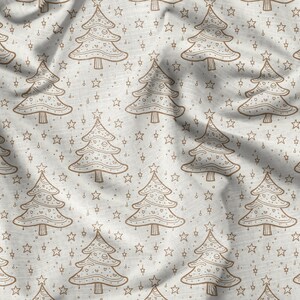 Christmas Trees With Stars Seamless Pattern Unlimited Commercial Use ...