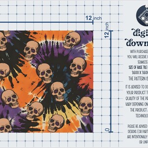 Halloween Tie-dye Digital Seamless Pattern Unlimited Commercial Use ...