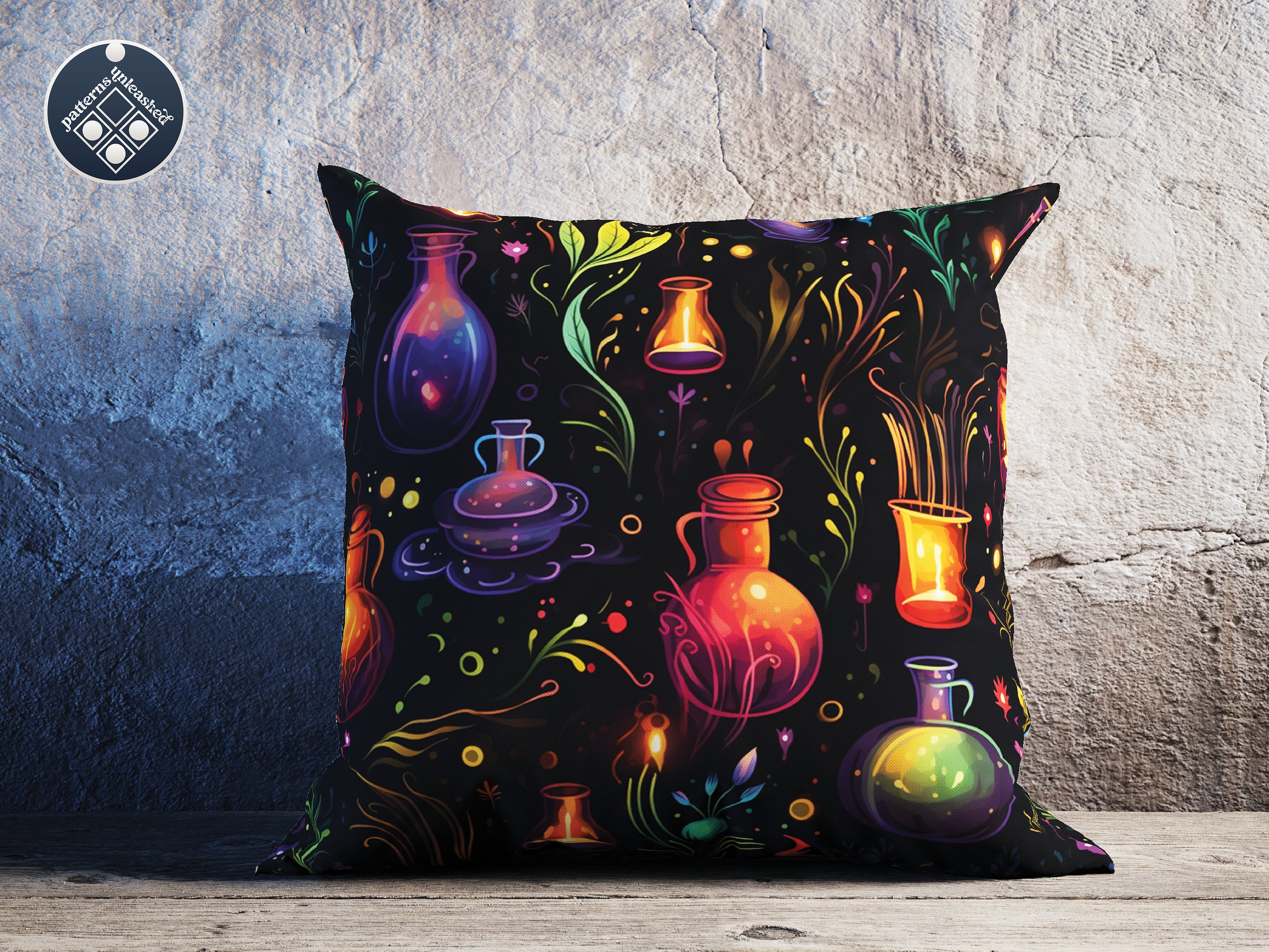 Magic Potions Digital Paper Seamless Pattern Unlimited Commercial Use ...