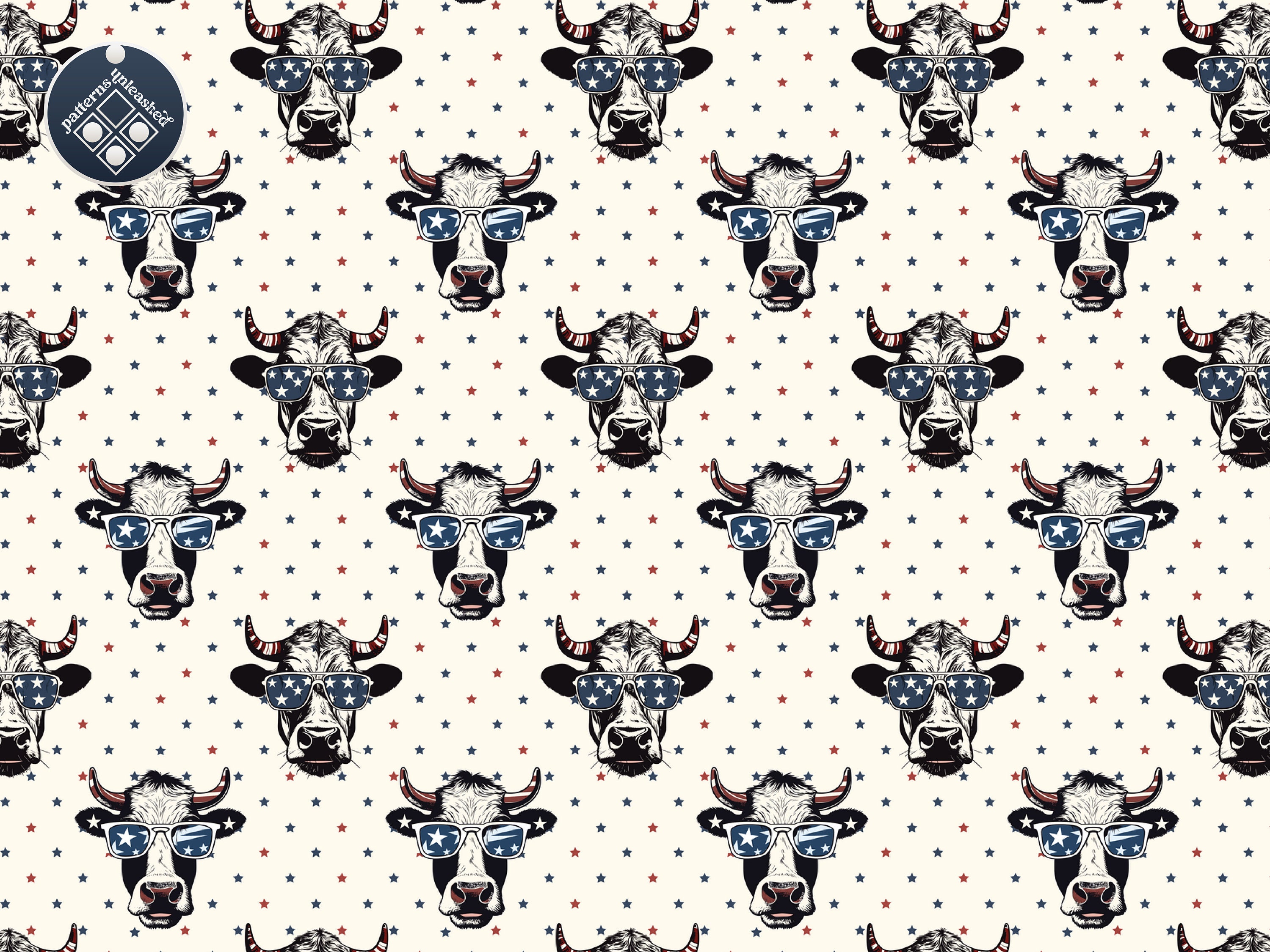 4 of July Seamless Pattern Unlimited Commercial Use Instant Download ...