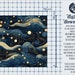 Starry Sky Seamless Pattern Unlimited Commercial Use Digital Print File ...