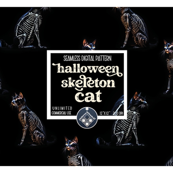 Realistic Cat Skeleton - Etsy