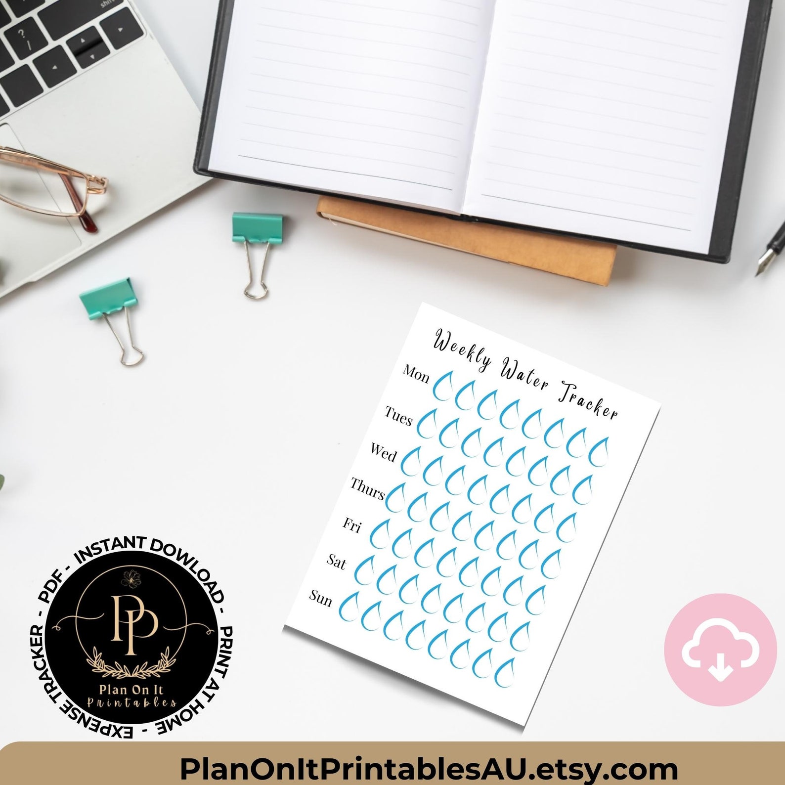 Water Tracker Printable, Water Intake Tracker, Water Intake Chart ...