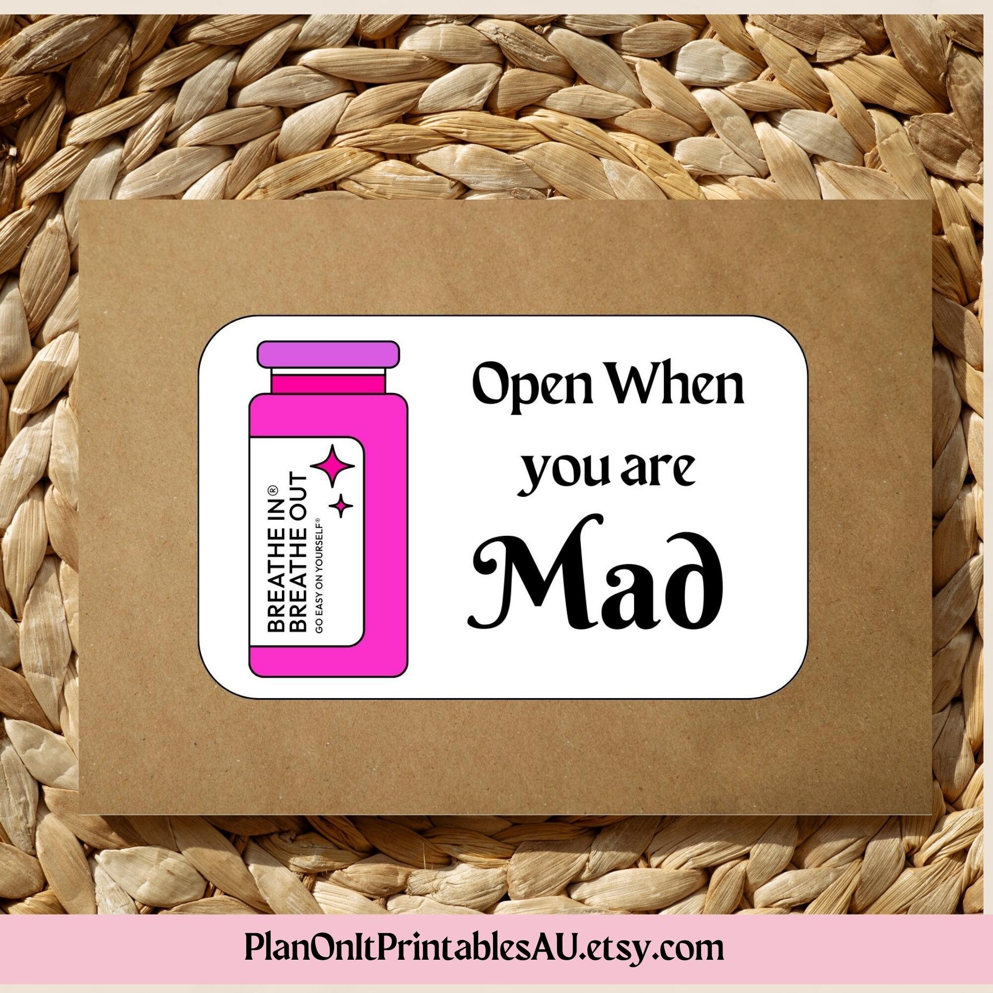 Open When Envelopes College Student: 20 Printable Open When Letters ...