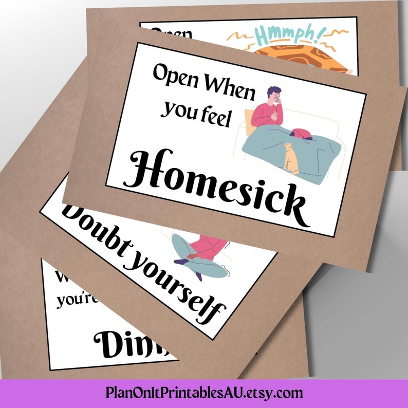 40 Open When Envelopes College, Printable Open When Letters, College ...