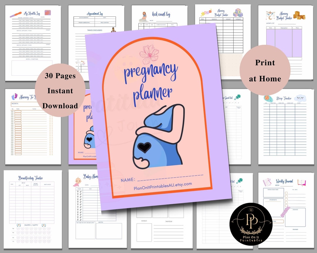 Printable Pregnancy Planner, Dr Appointments Pregnancy, Baby Shower ...