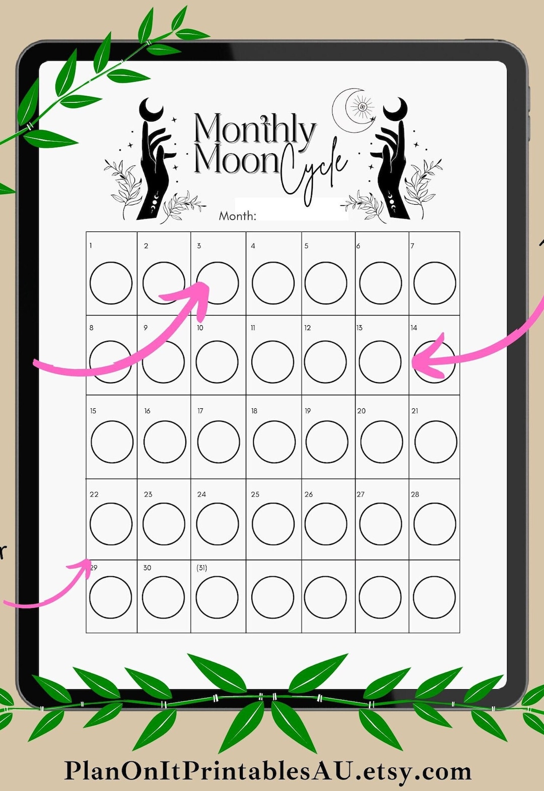 Moon Phase Tracker, Moon Phase Calendar, Lunar Cycle, Lunar Tracker ...