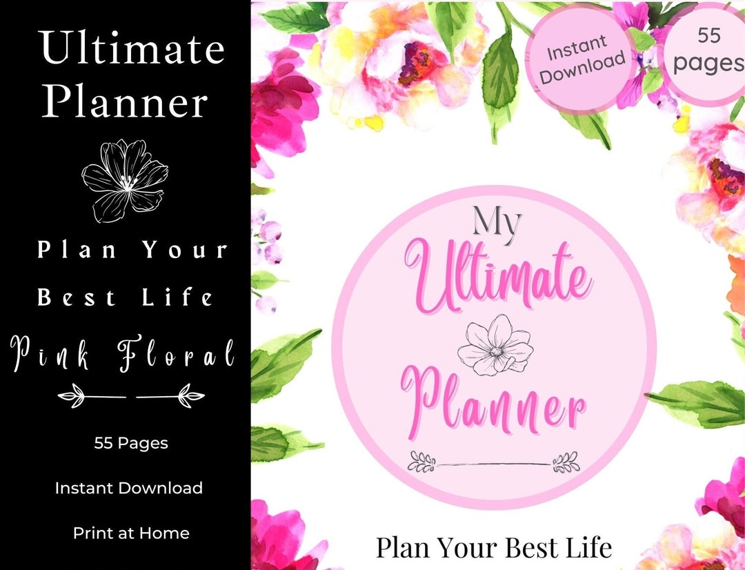Life Planner Printable, Personal Planner Bundle, Daily Weekly Monthly ...