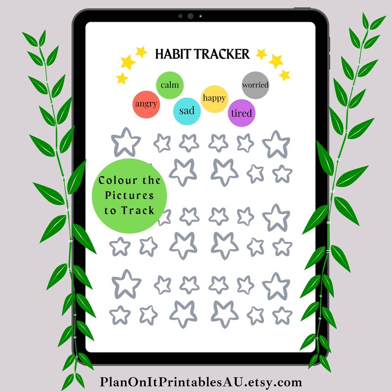 Habit Tracker Bundle: 6 Printable Pdfs Daily, Weekly and Monthly Habit ...