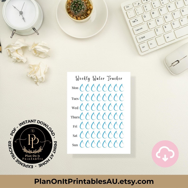 Water Tracker Printable, Water Intake Tracker, Water Intake Chart ...