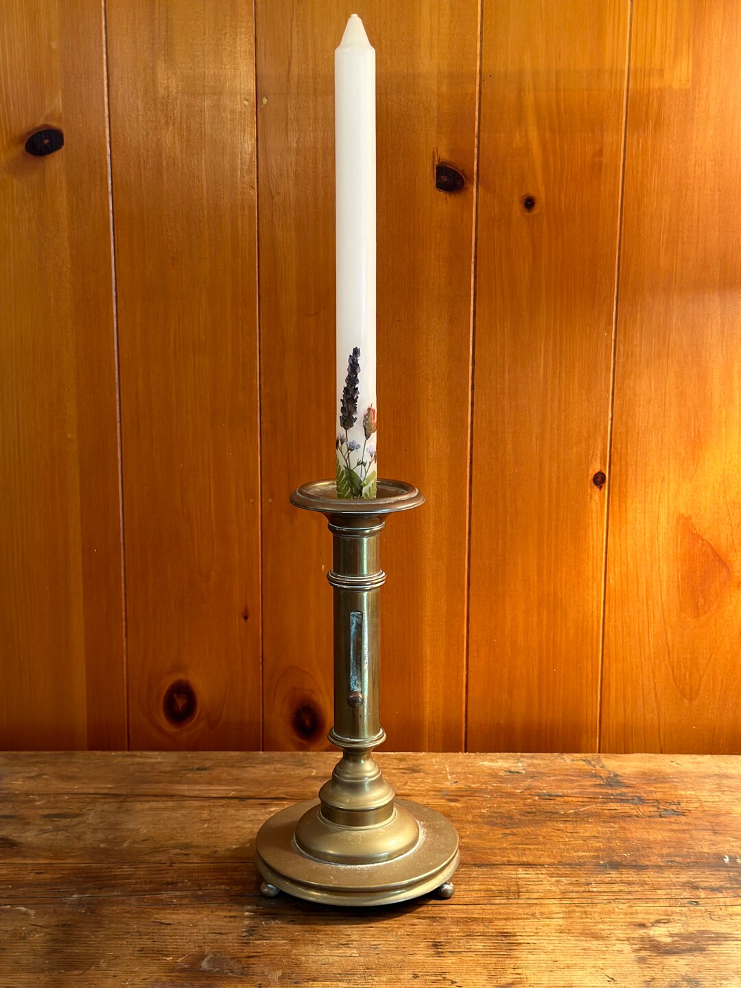 Antique Hog Scraper Candlestick in Excellent Condition - Etsy