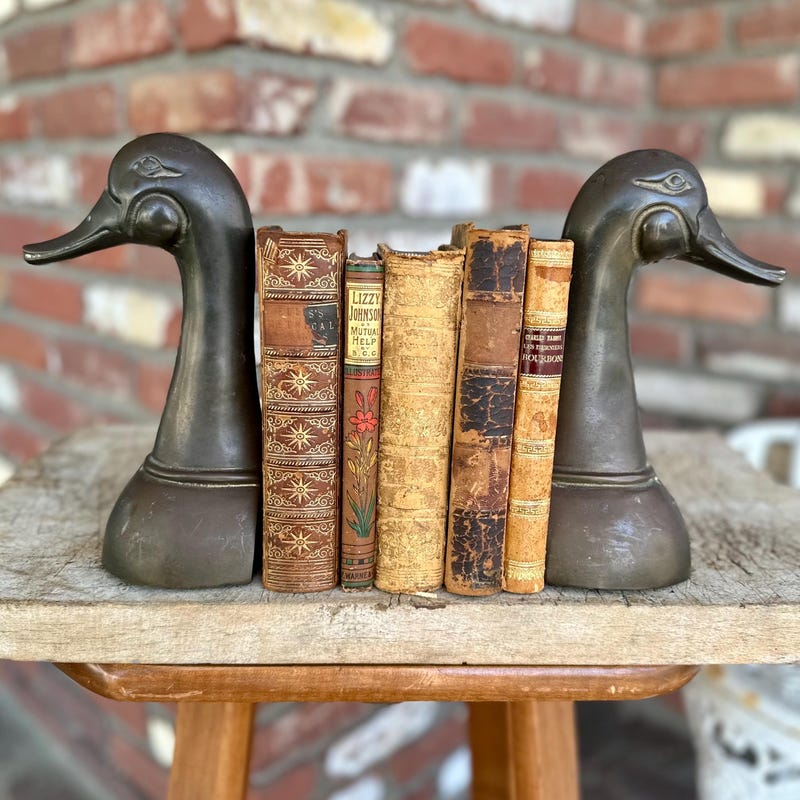 Brass Bookends - Etsy