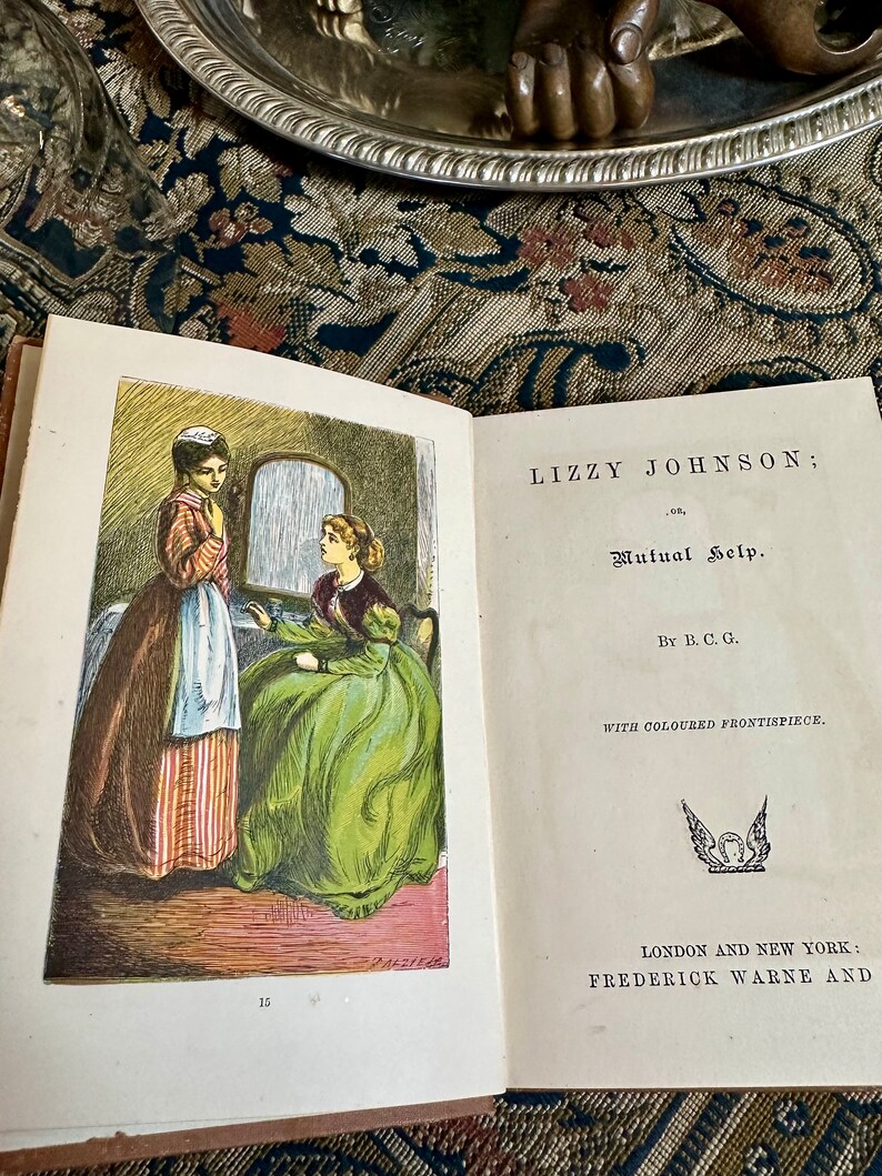 Antique Book lizzy Johnson With Illustrations - Etsy