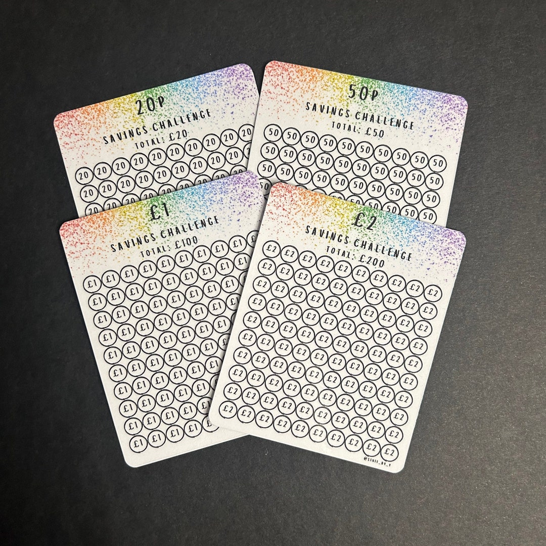 1p 2p 5p 10p 20p 50p 1 Pound 2 Pound Savings Challenge| Savings | Budget Tracker | Budget Binder ...