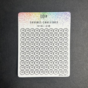 1p 2p 5p 10p 20p 50p 1 Pound 2 Pound Savings Challenge| Savings ...