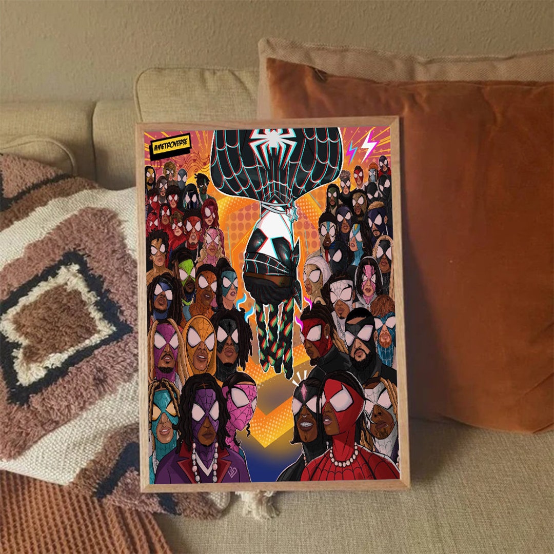 Metro Boomin Across the Metroverse X Spider-man Across the - Etsy