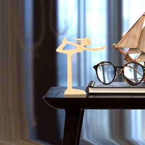 Custom Ballerina Wood Sculpture beech Wood, Personalized Gift for ...