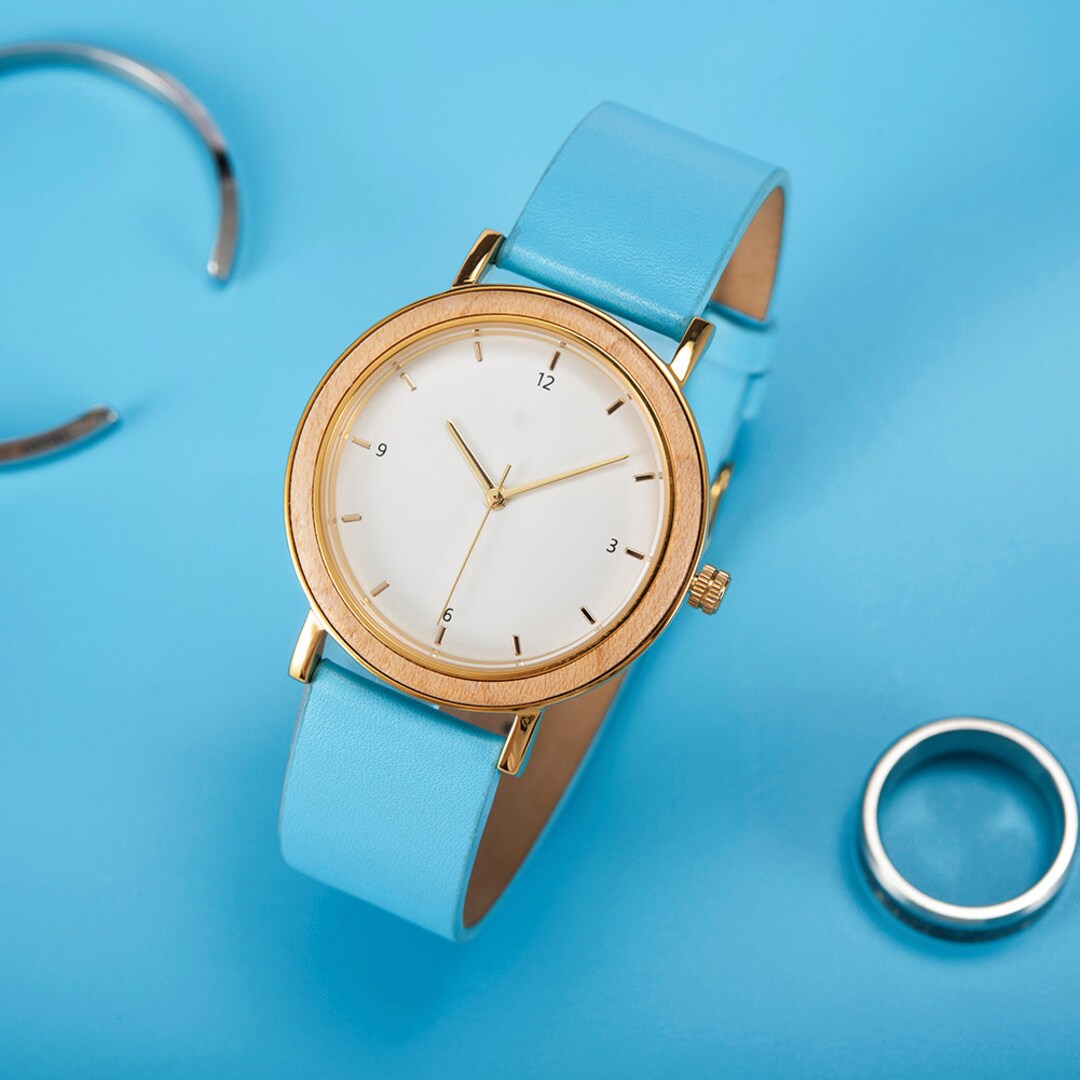 Engraved Minimalist Watch for Women Ladies Wooden Watches Montre Femme ...