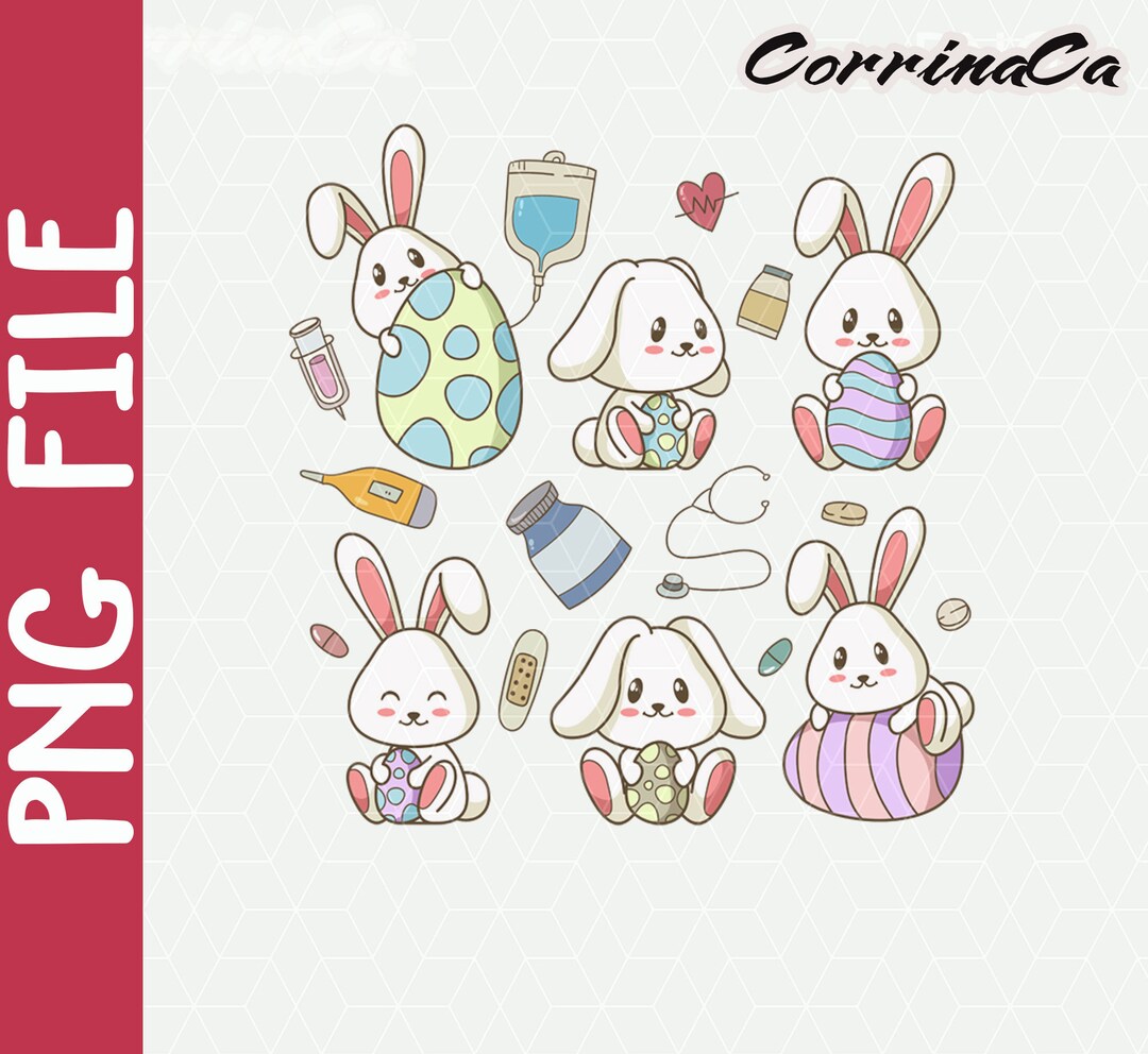 Easter Nurse Bunny Png, Doctor Easter Png, Chillin With My Peeps Png ...