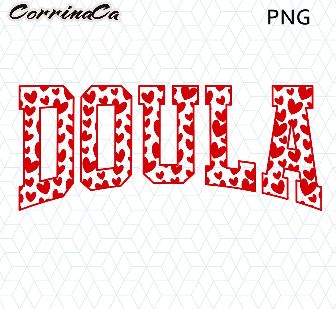 Doula Heart Png, Doula Valentines Png, Retro Valentines Png, Valentines ...