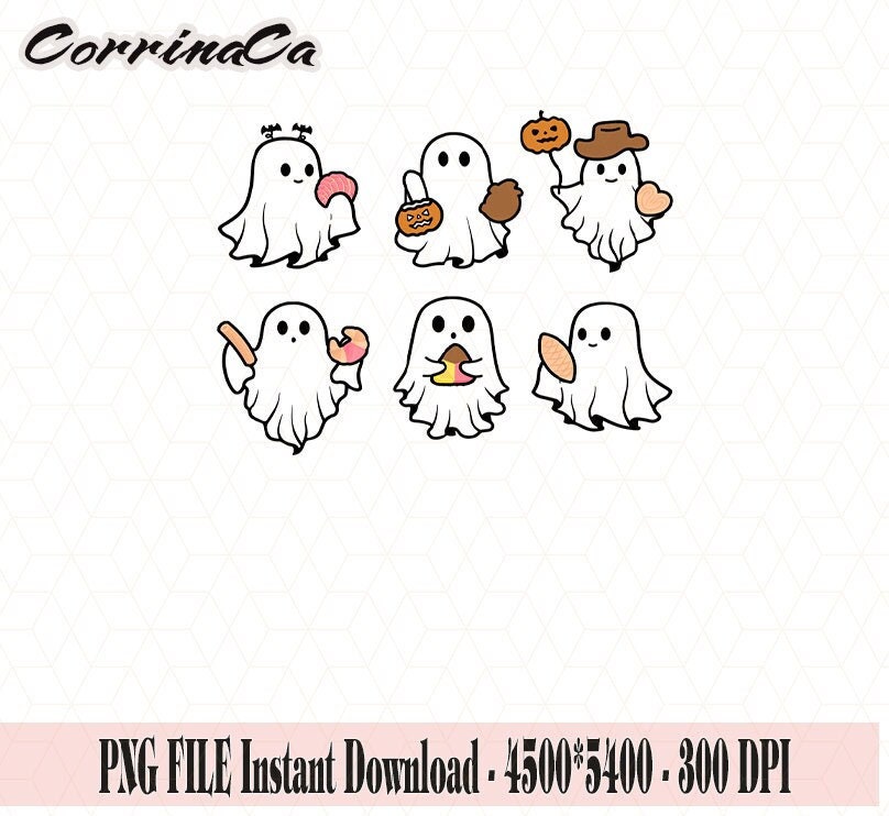 Spooky Conchas Png Mexican Conchas Ghost Halloween Png - Etsy