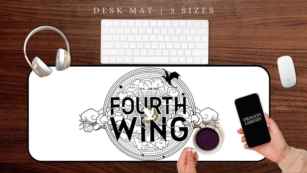 Violence Fourth Wing Desk Mat Dragon Rider Mouse Pad Fourth Wing Gamer ...