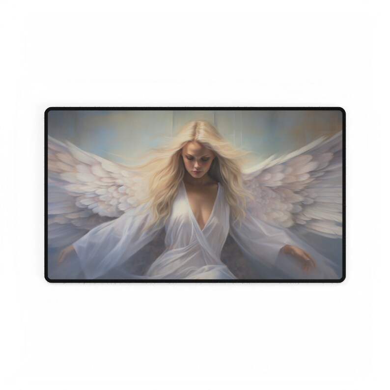 Guardian Angel Desk Mat Angel Celestial Angelic Desk Decor - Etsy