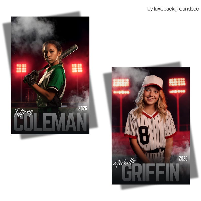Canva Stadium Light Poster Template Pack for Baseball and Softball ...