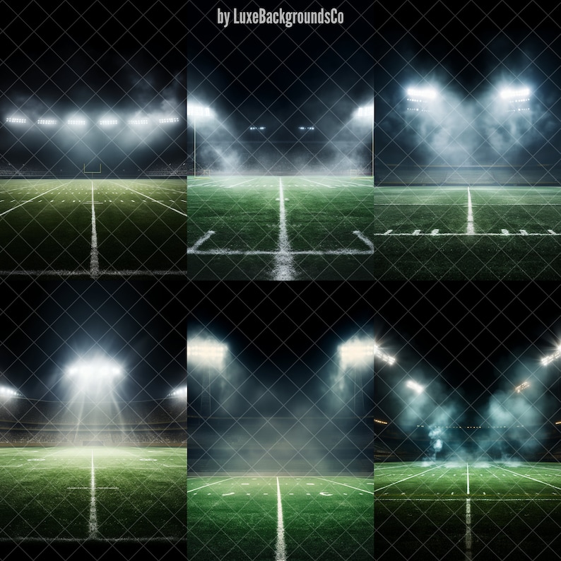 12 Football Digital Backdrops, Football Professional Backdrop, Sport ...