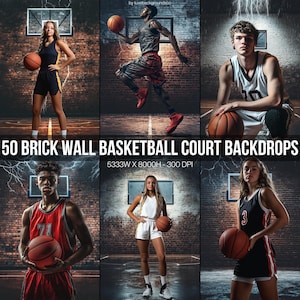 50 Sport Backgrounds for Basketball Player,team,poster and Banner,brick ...