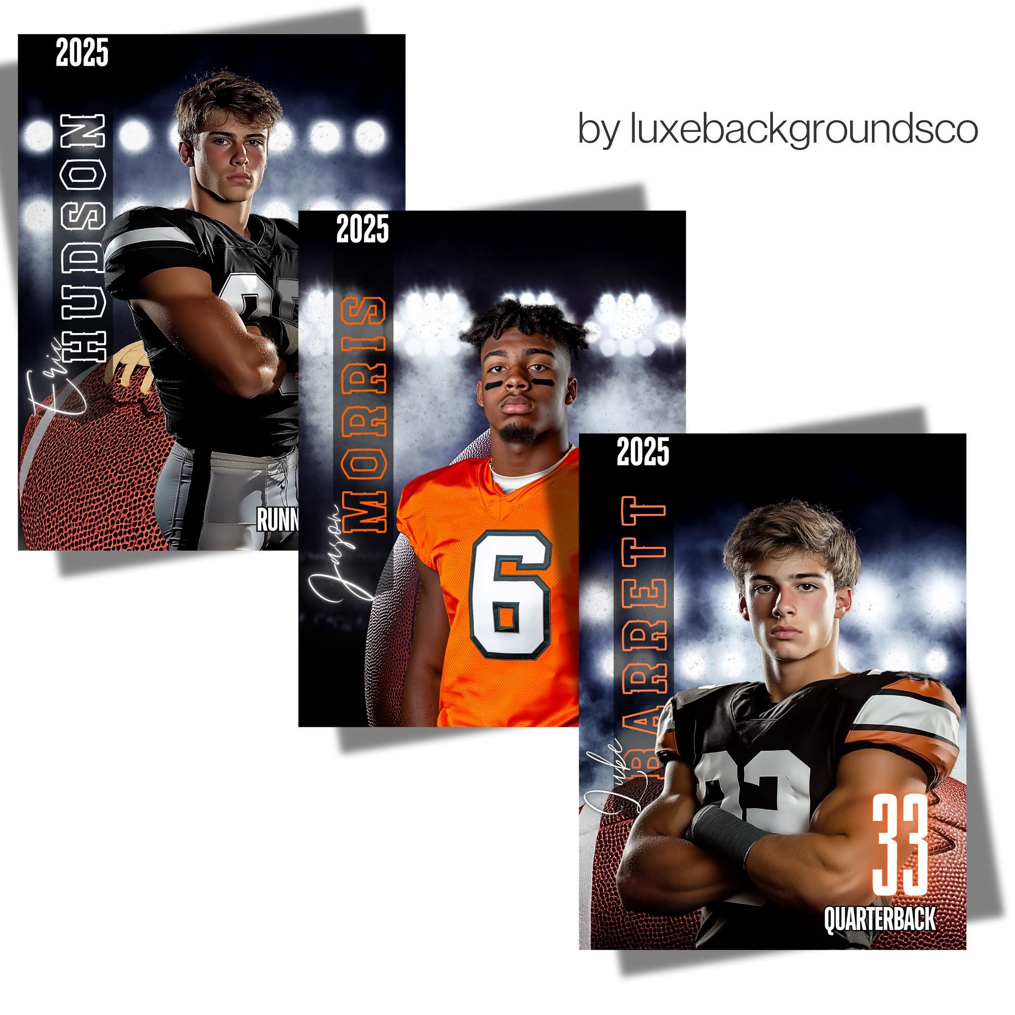 Custom American Football Canva Poster Template, Senior Night Sports ...