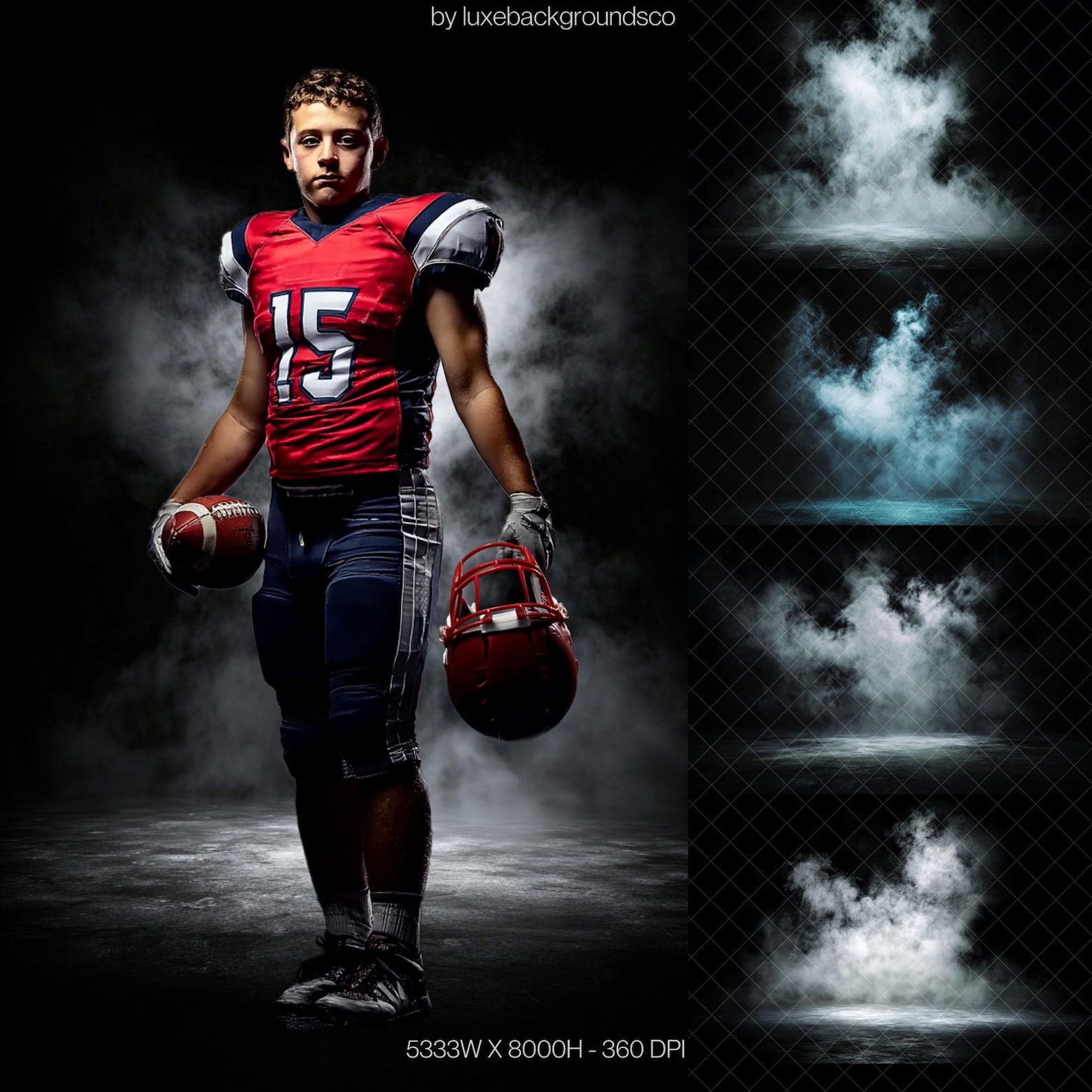 Sports Event Smoke & Fog Backdrop: Basketball, Football, Soccer ...