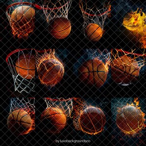 130 Fiery Basketball Poster Background, Senior Photoshoot, Sport ...
