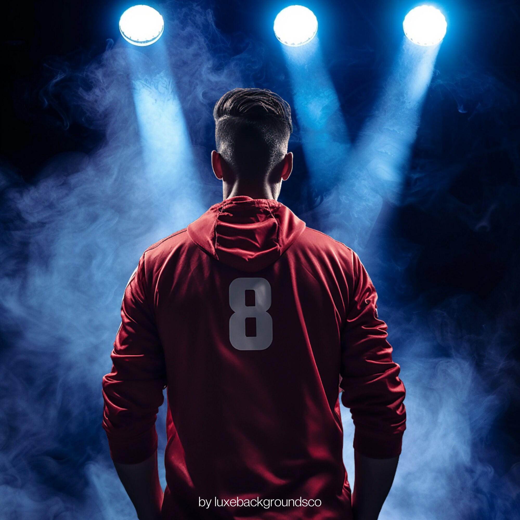 100 Blue Fog and Light Digital Backdrop,perfect as Sport Background for ...
