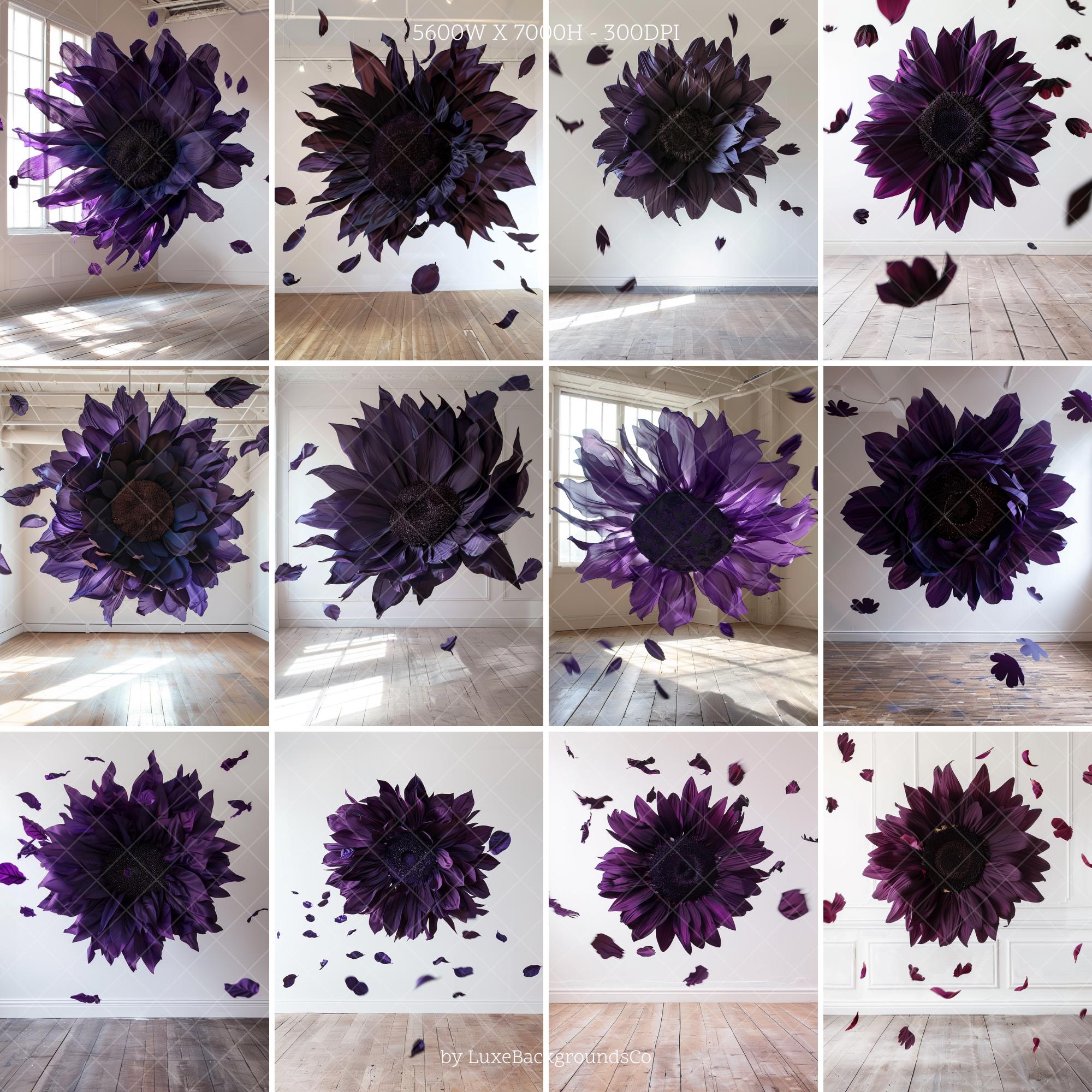 40 Large Purple Flower Backdrop,giant Floral Backdrop,wedding Backdrop ...